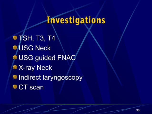 Surgical aspects of goitre | PPT