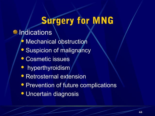 Surgical aspects of goitre | PPT