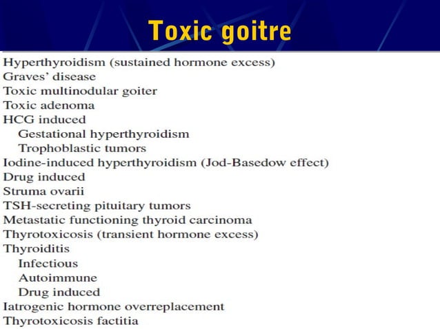 Surgical aspects of goitre | PPT