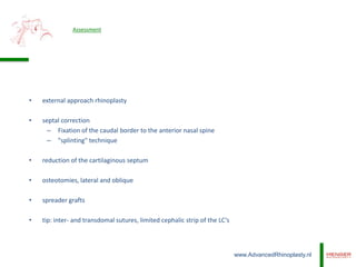Surgical Assessment in Rhinoplasty | PPTX