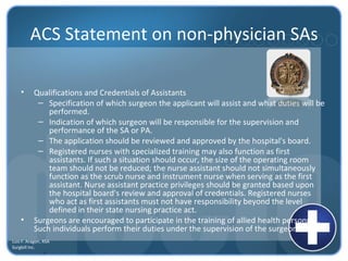 Surgical assistant overview | PPS