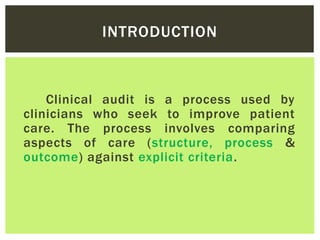 Surgical audit | PPTX
