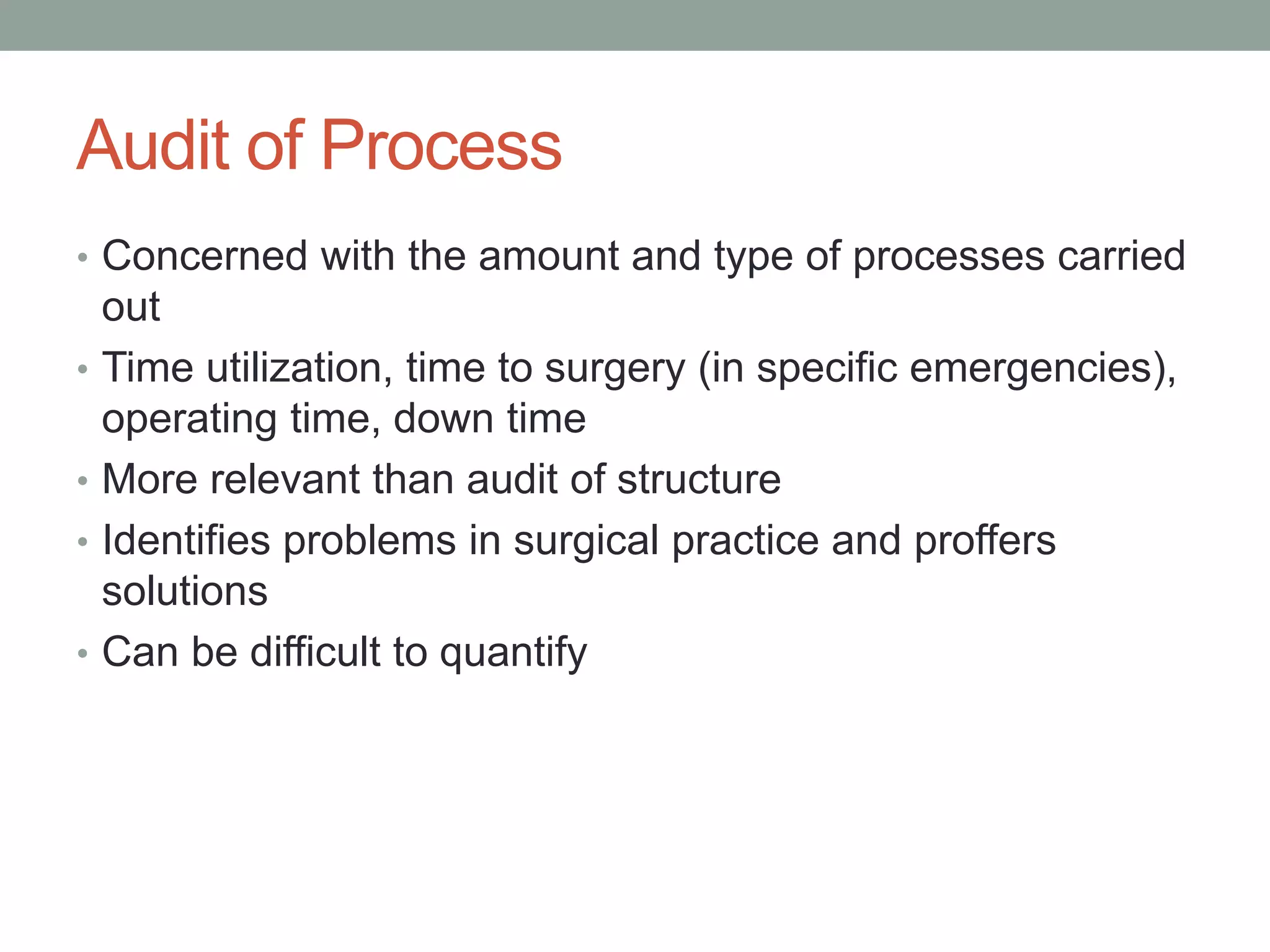 Surgical Audit | PPTX