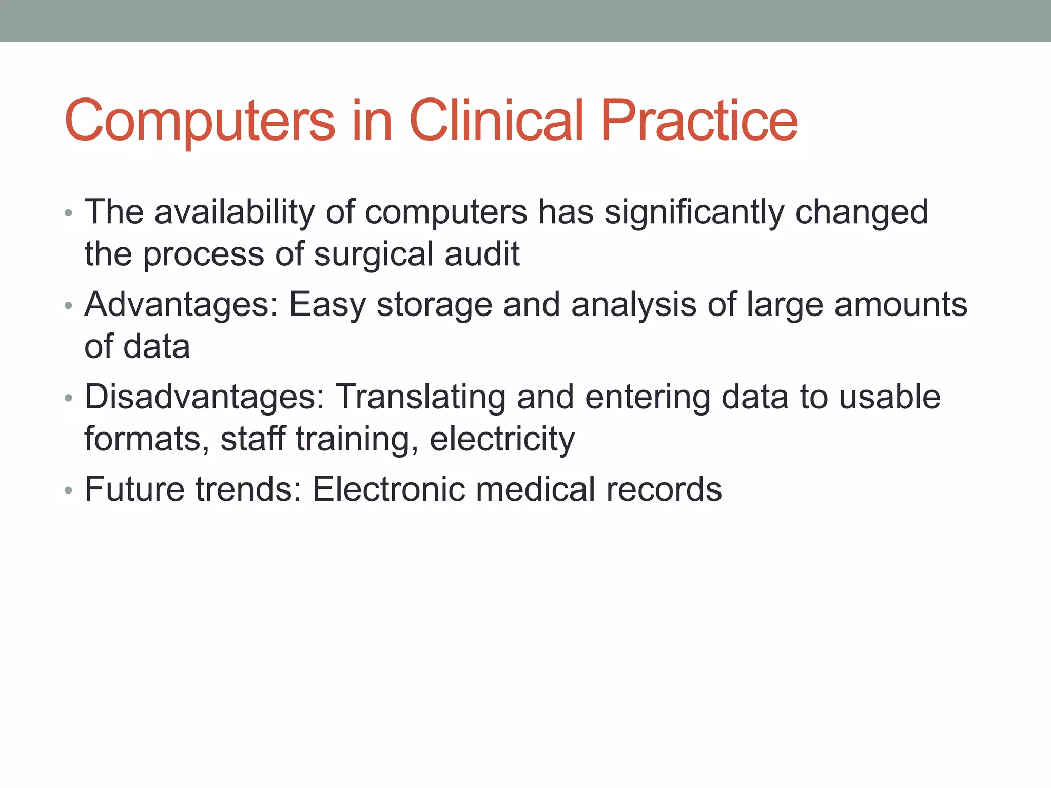 Surgical Audit | PPTX