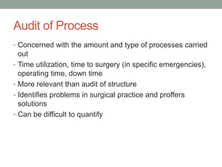 Surgical Audit | PPTX
