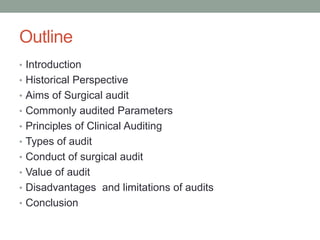 Surgical Audit | PPTX