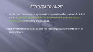 Surgical audit and decision making | PPT