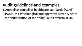 ppt on SURGICAL AUDIT [Autosaved].pptx
