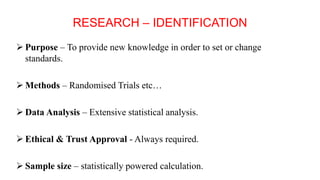 Surgical Audit & Research | PPTX
