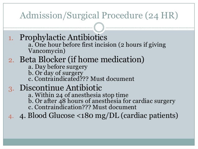 Surgical care improvement project (scip)