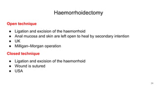 SURGICAL CAUSES OF ANEMIA HAEMORRHOIDS.pptx