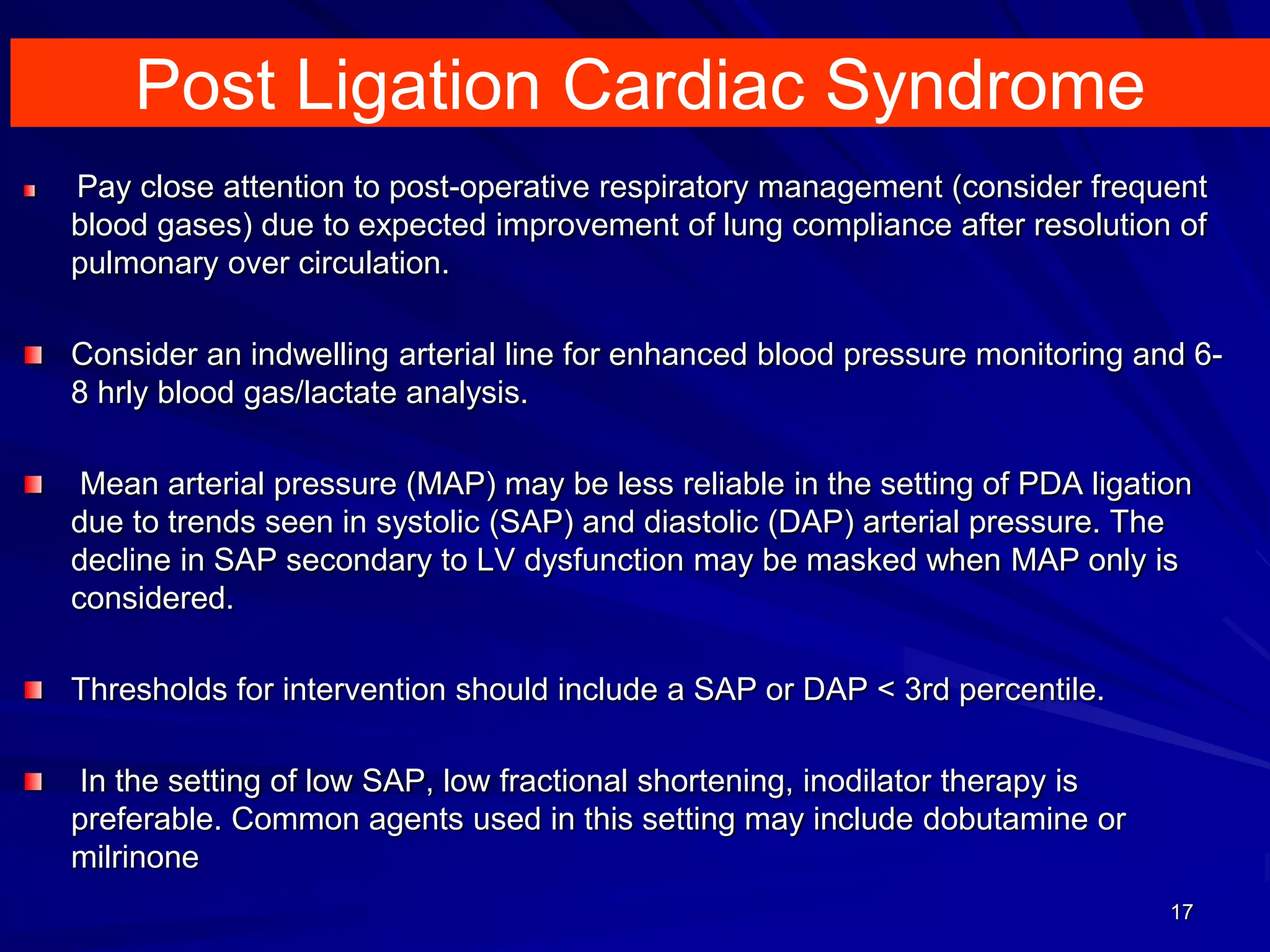 Surgical closure Neonatal PDA | PPTX