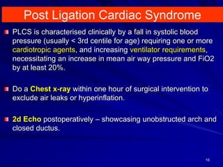 Surgical closure Neonatal PDA | PPTX | Heart and Cardiovascular ...
