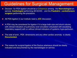 Surgical closure Neonatal PDA | PPTX | Heart and Cardiovascular ...