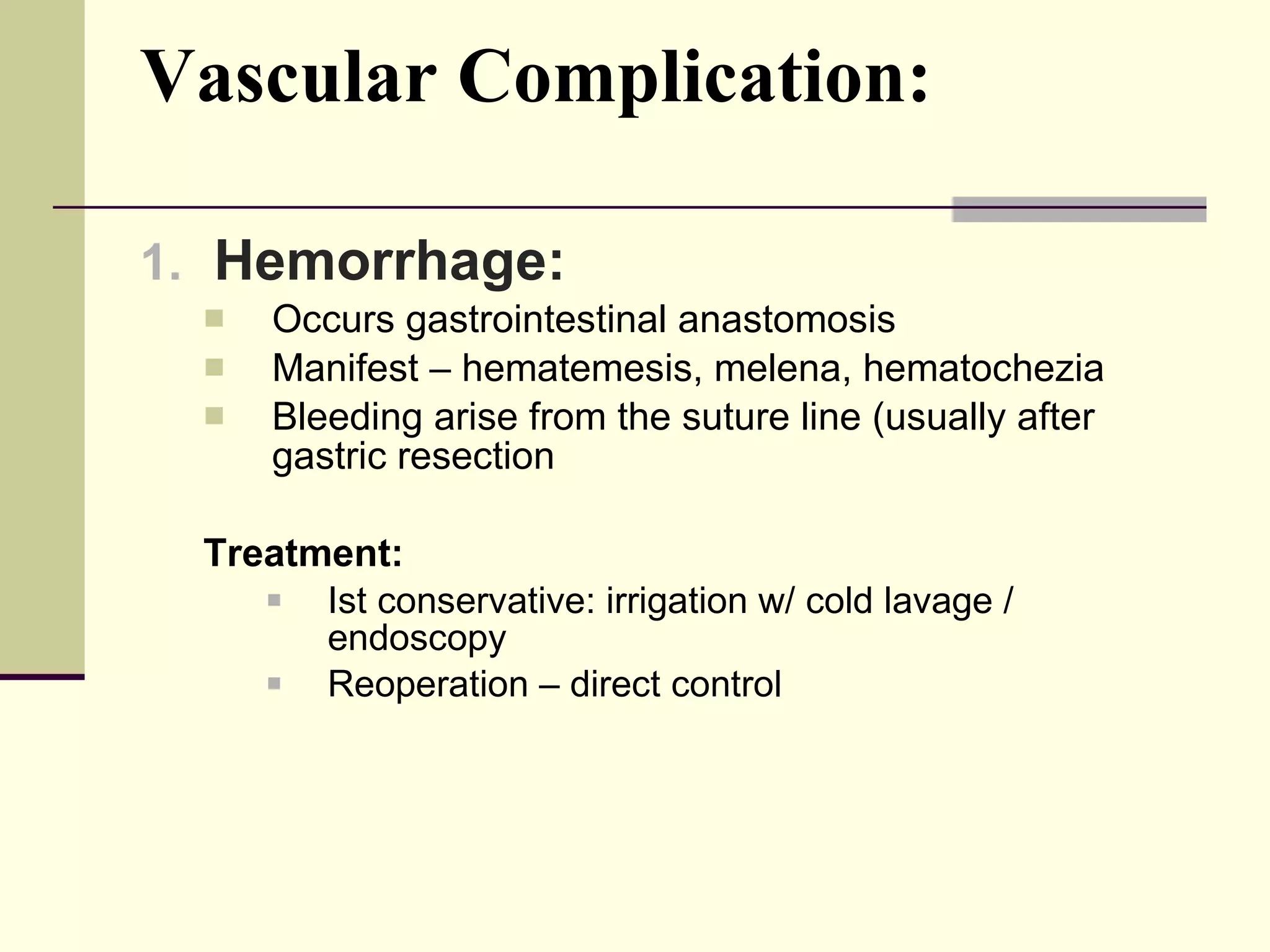 Surgical Complications | PPT