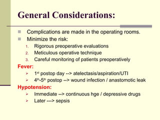 Surgical Complication