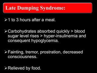 Surgical complications of Gastrectomy | PPTX
