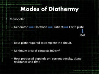 Surgical diathermy | PPTX