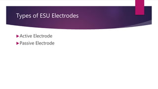 Surgical diathermy | PPTX