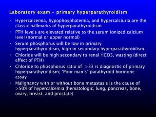 Surgical diseases of the parathyroid gland | PPT