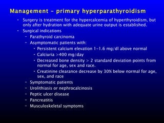 Surgical diseases of the parathyroid gland | PPT