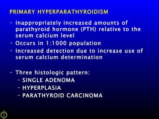 Surgical diseases of the parathyroid gland | PPT