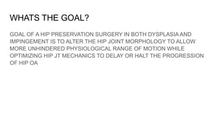 SURGICAL DISLOCATION OF HIP:GANZ APPROACH, KOCHER LANGENBACK,GIBSON ...