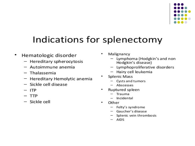 Surgical disorder of spleen --basheer oudah | PPT | Infectious Diseases ...