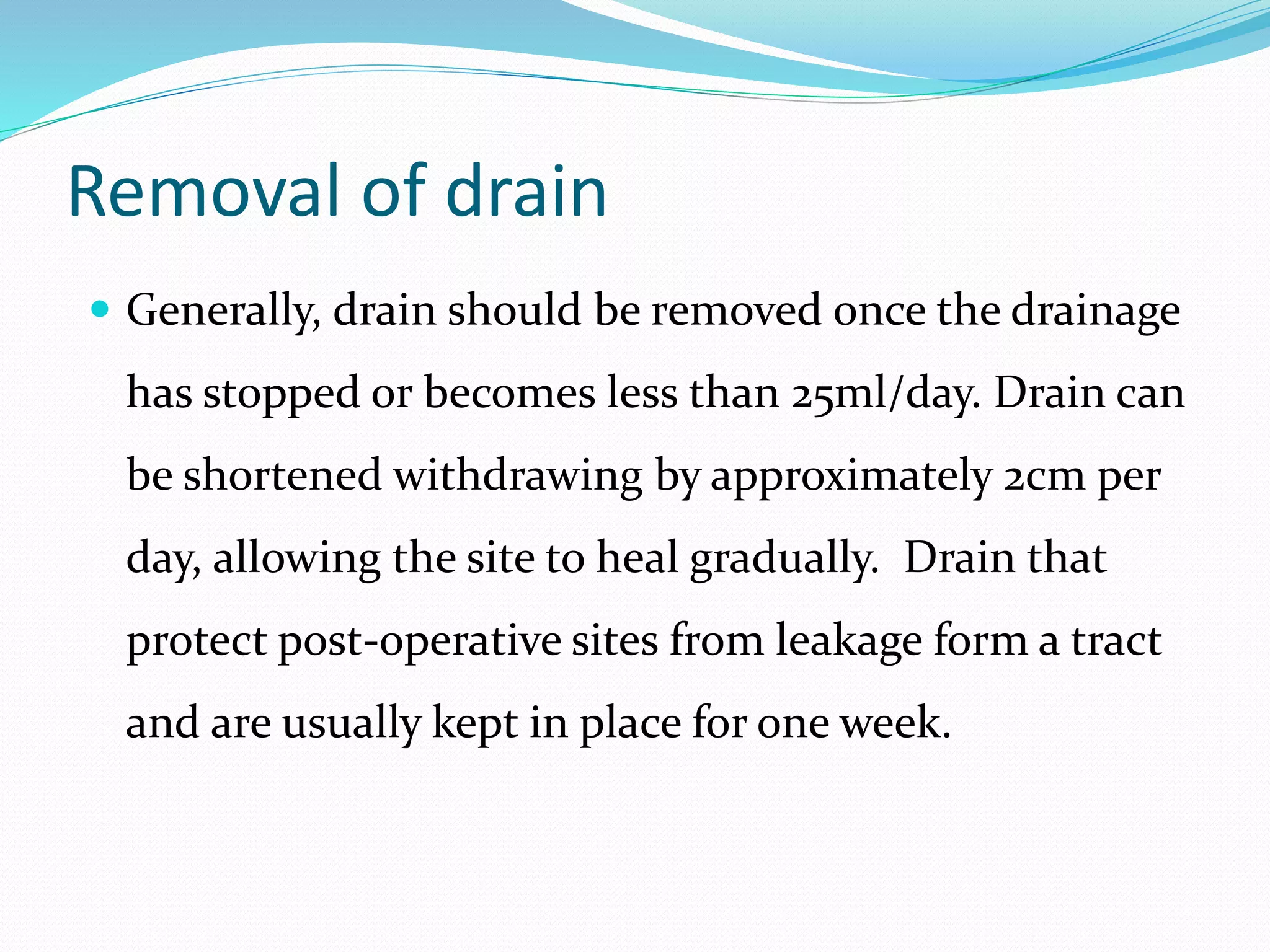 Surgical drains | PPTX