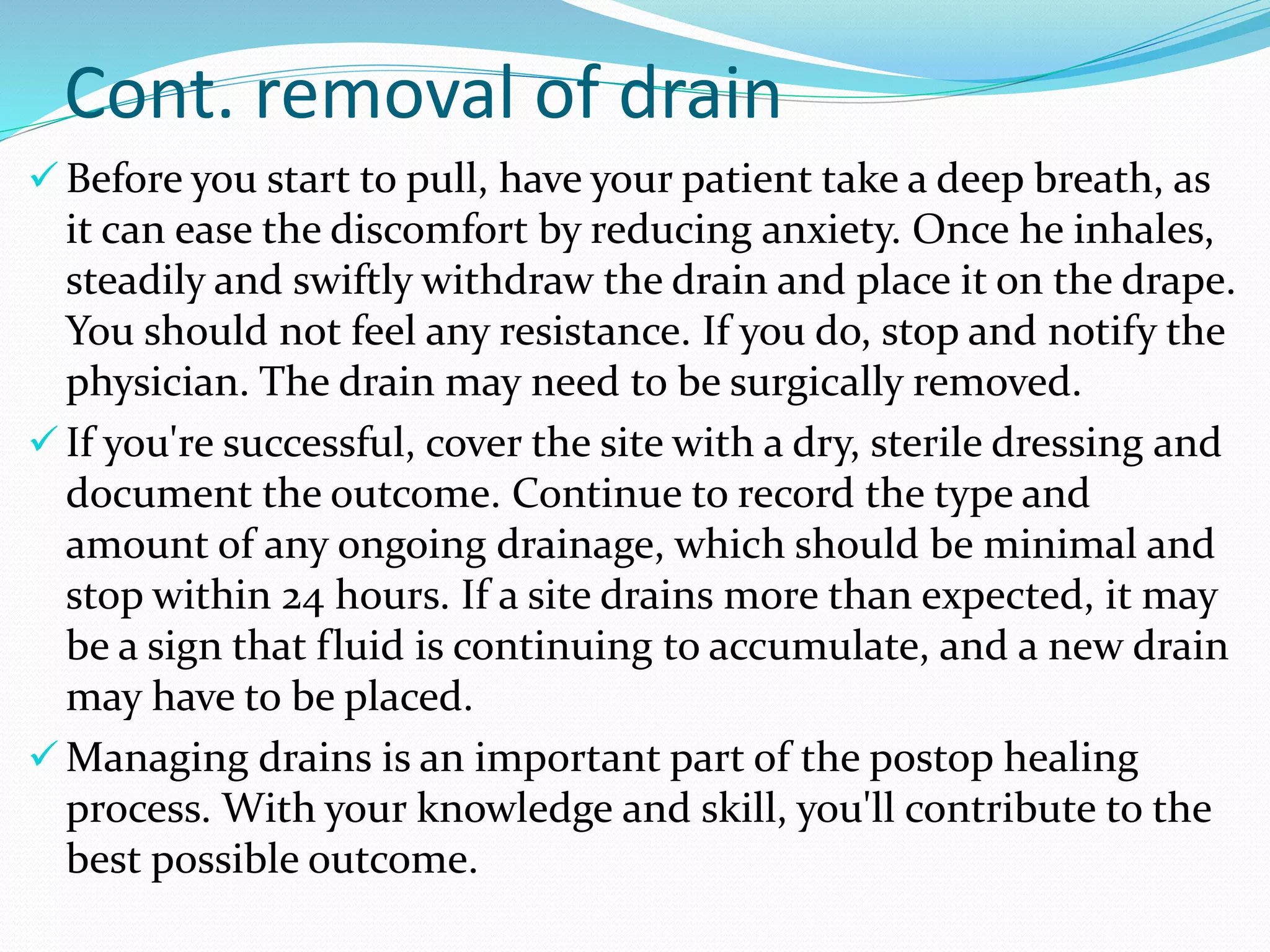 Surgical drains | PPTX