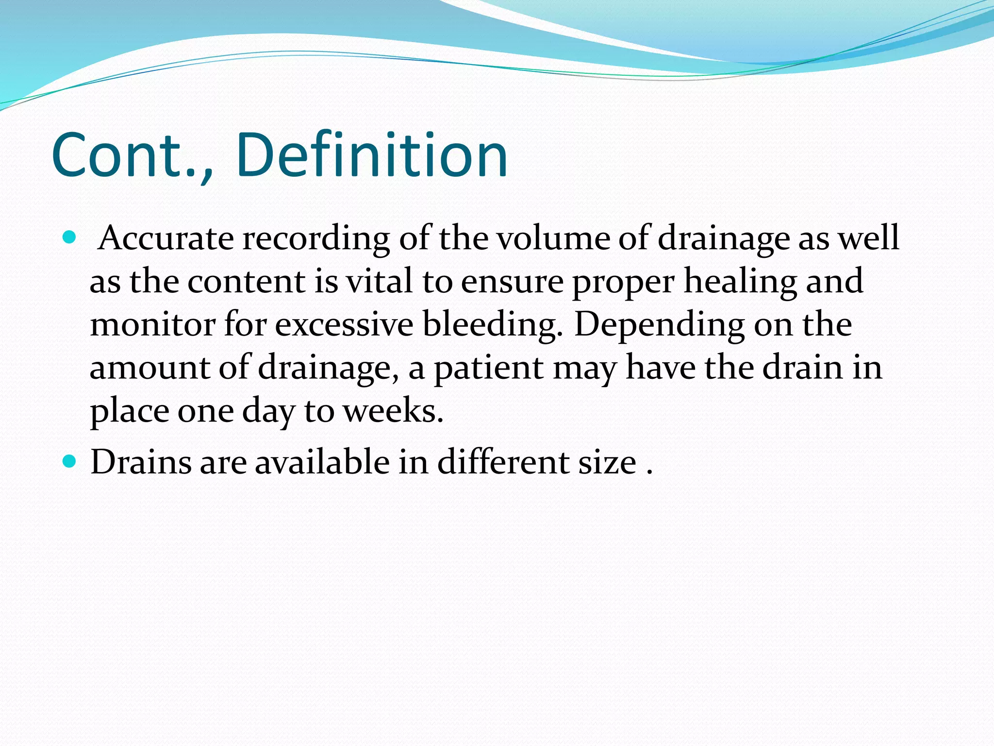 Surgical drains | PPTX
