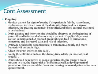 Surgical drains | PPTX