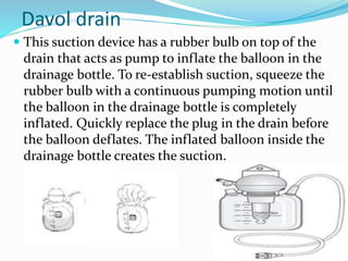 Davol Drain