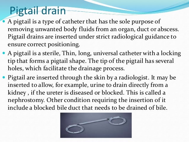 Surgical drains