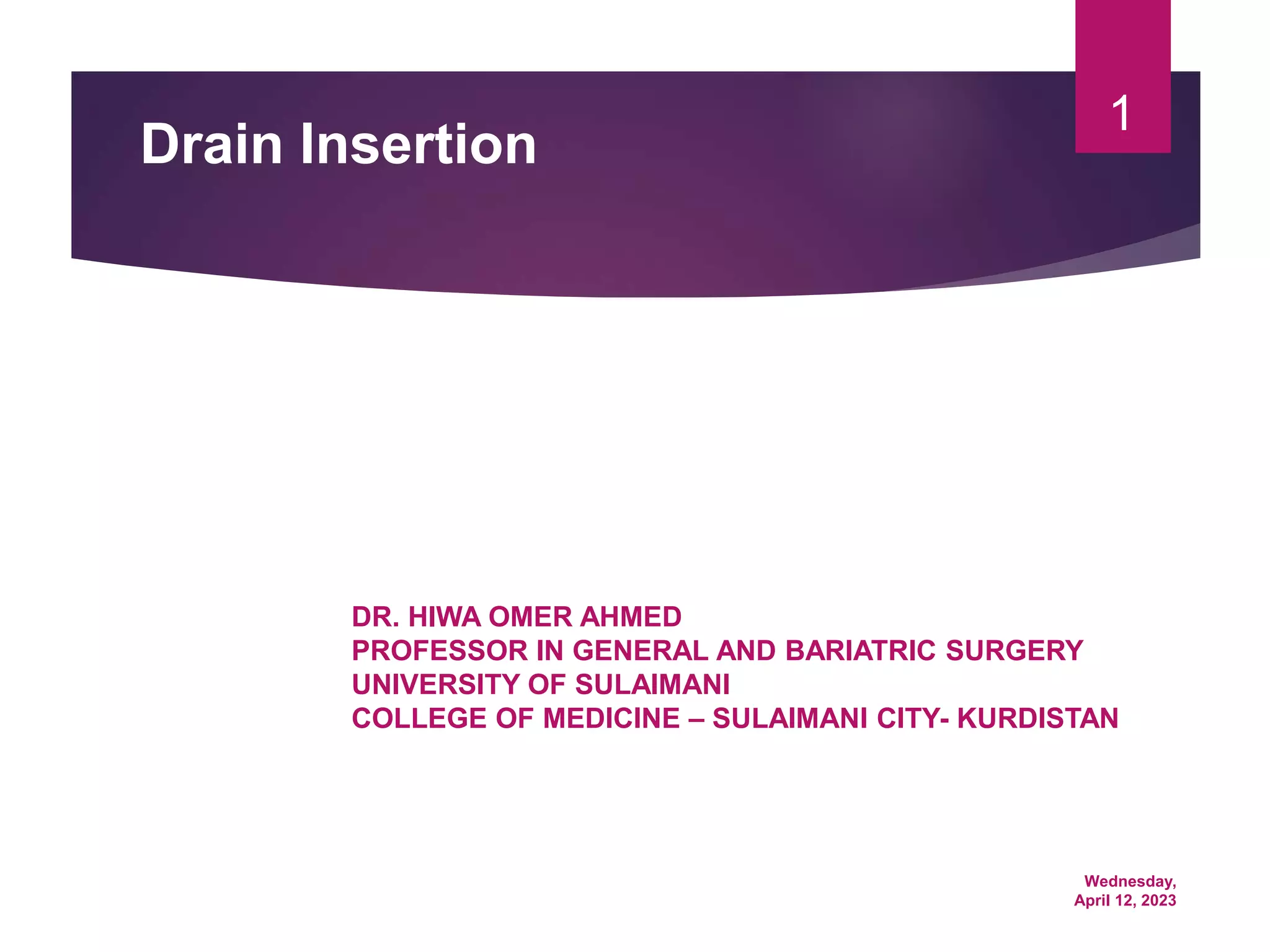 surgical drains.ppt