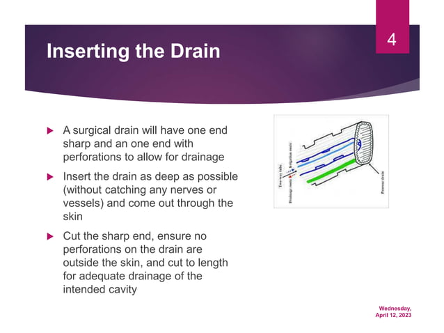 surgical drains.ppt | Surgery | Medical Health