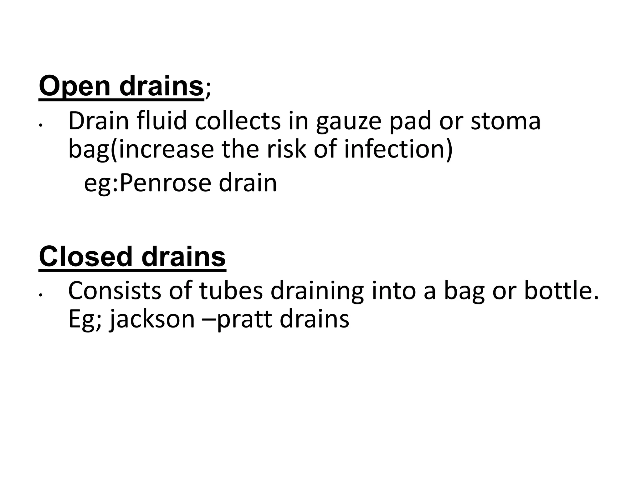 Most Common Drains used in general surgery | PPT
