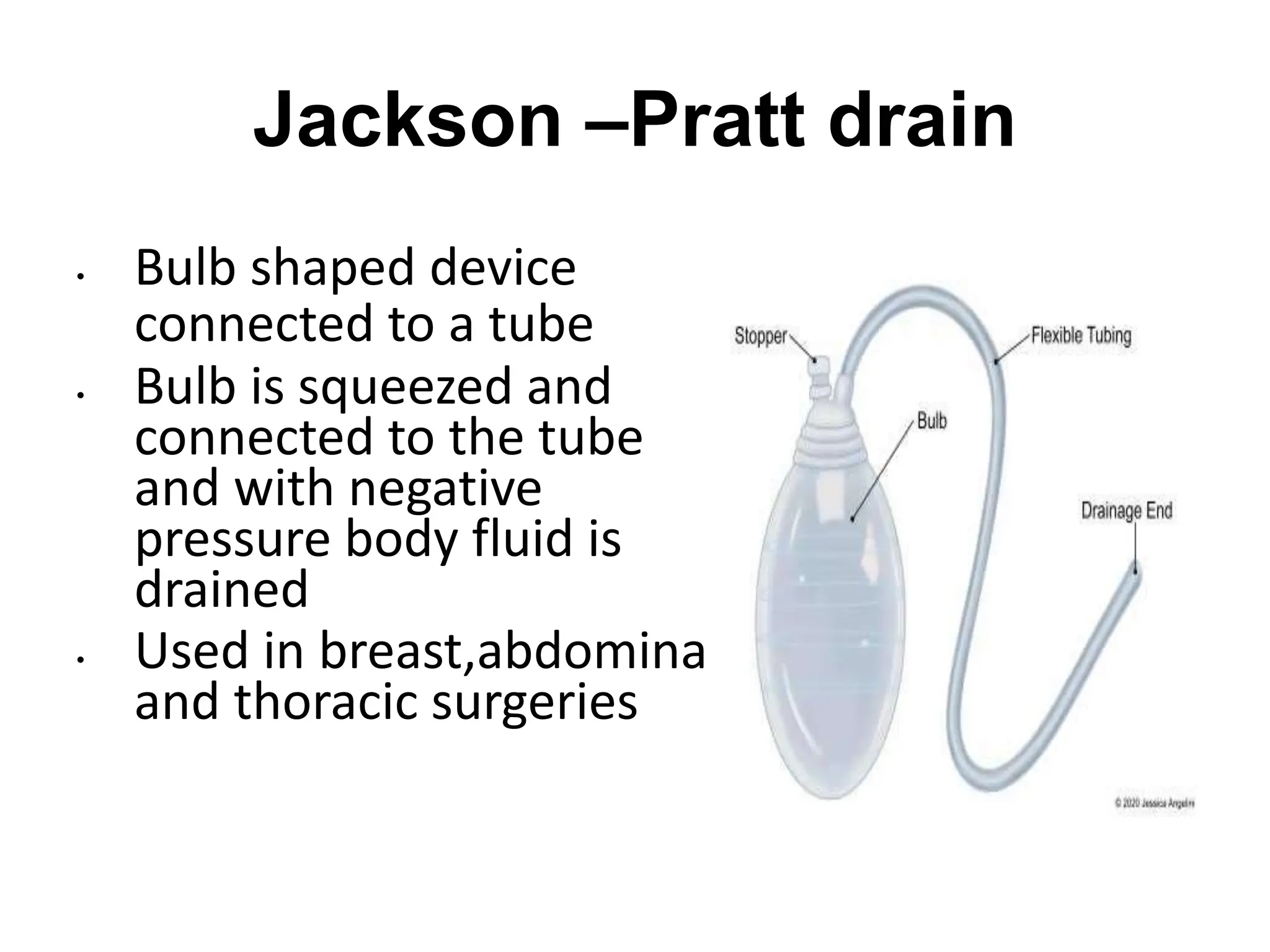 Most Common Drains used in general surgery | PPT