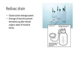 Surgical drains & its recent advancements | PPT