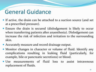 Surgical drains & its recent advancements | PPT