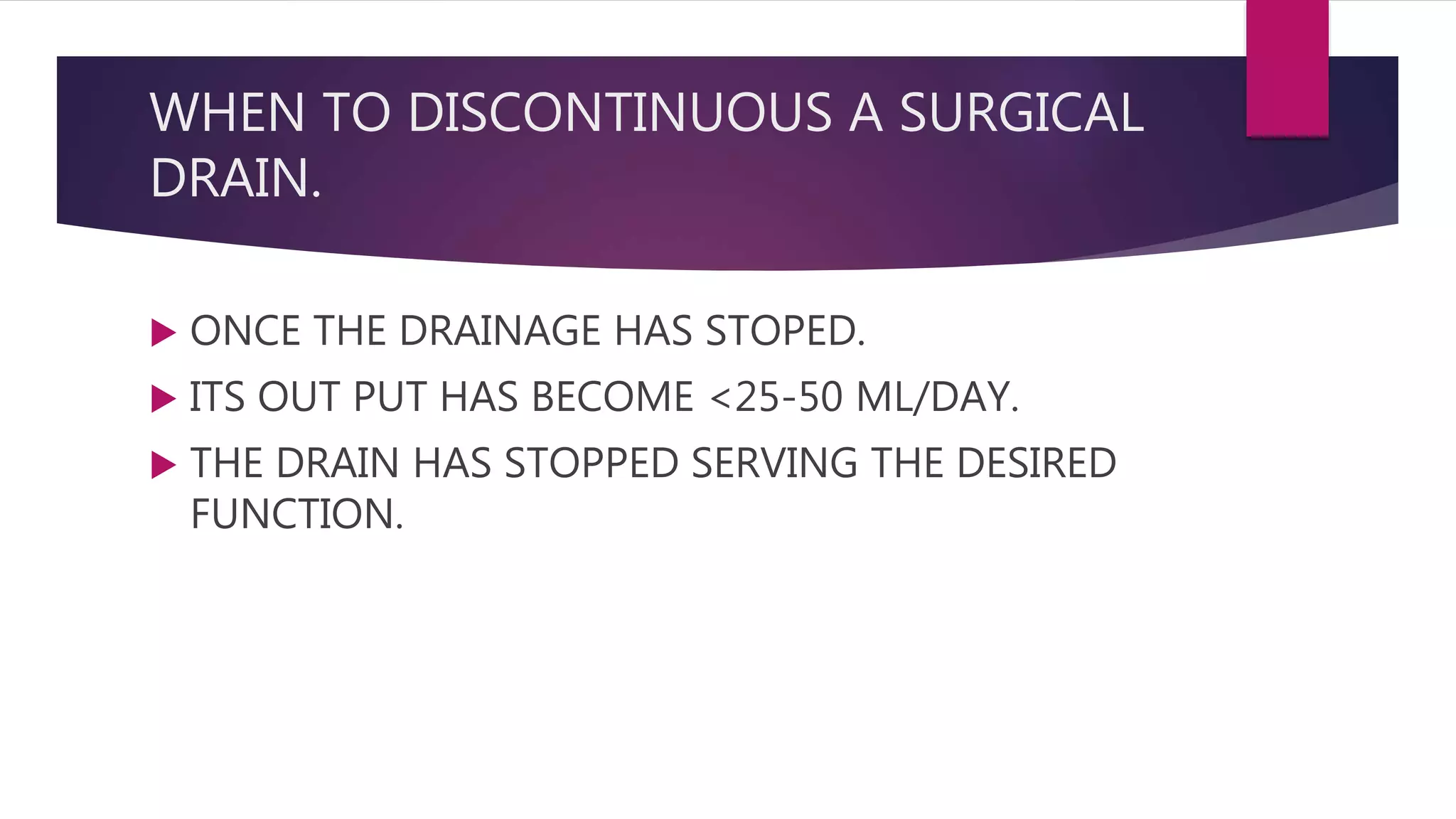 Surgical drains | PPTX