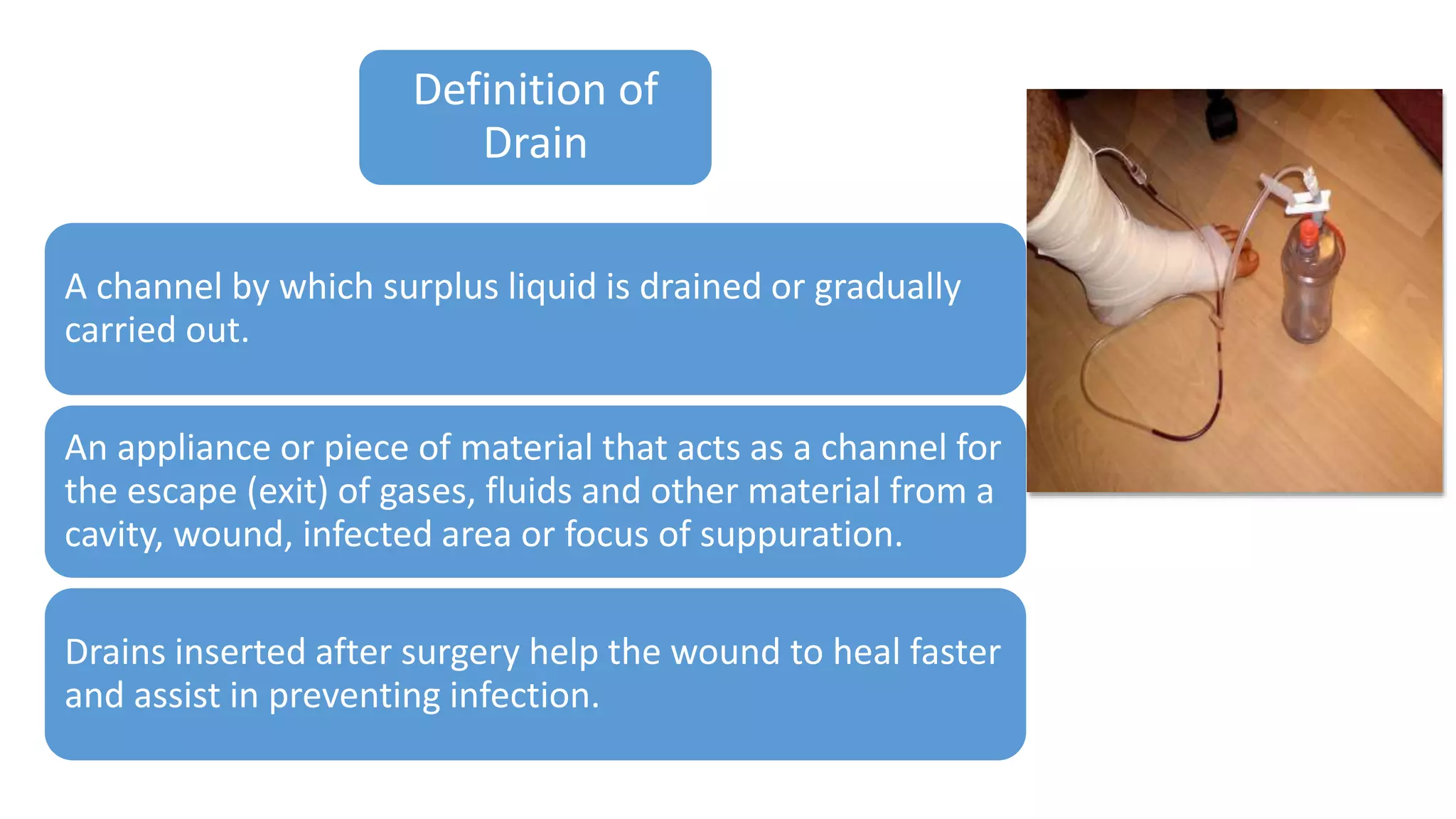 Surgicaldrainsand their types | PPTX