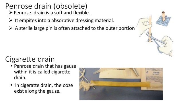 Surgicaldrainsand their types