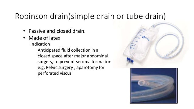 Surgicaldrainsand their types