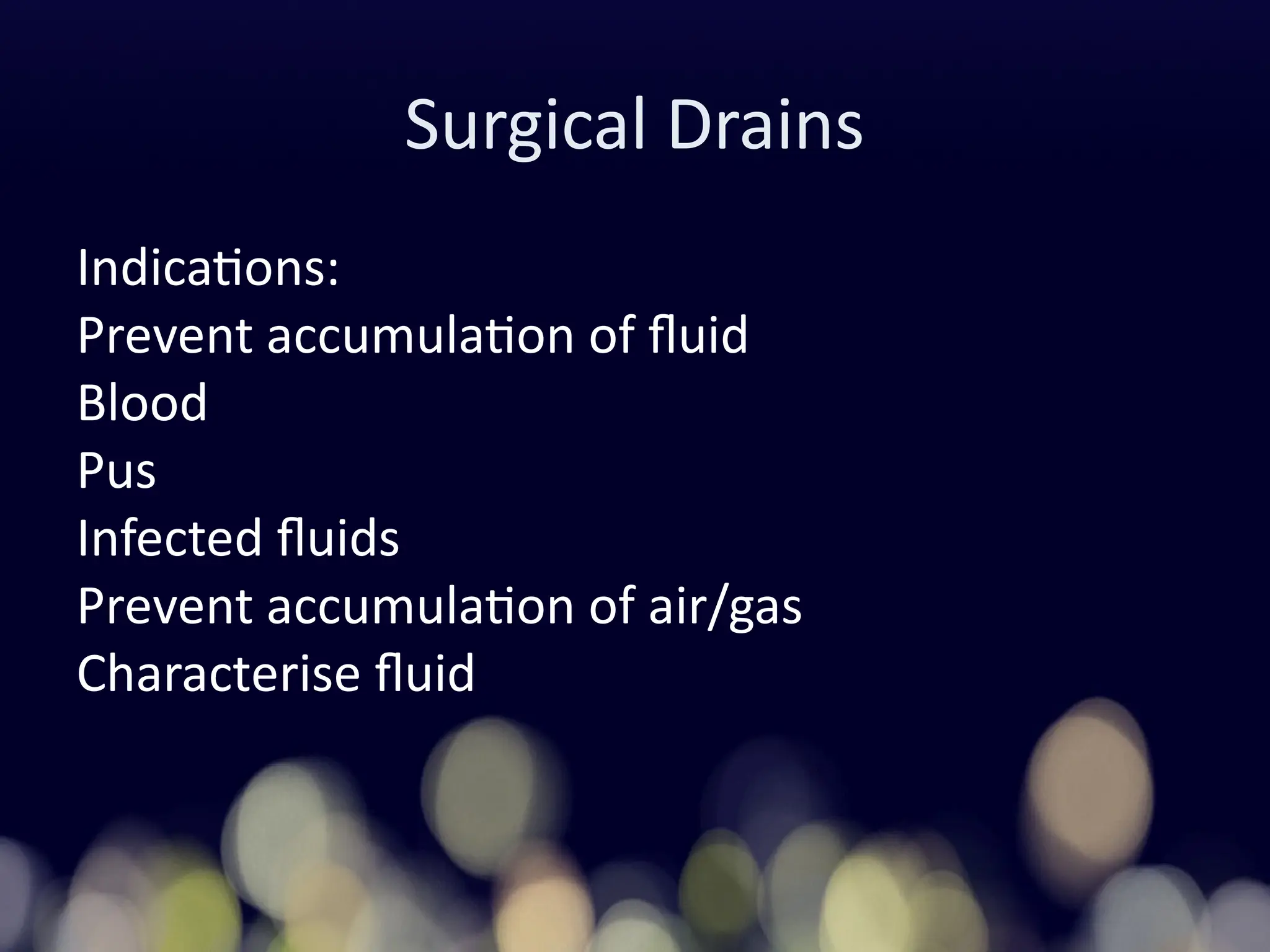 Presentation on Surgical Drains ppt.pptx. | PPT