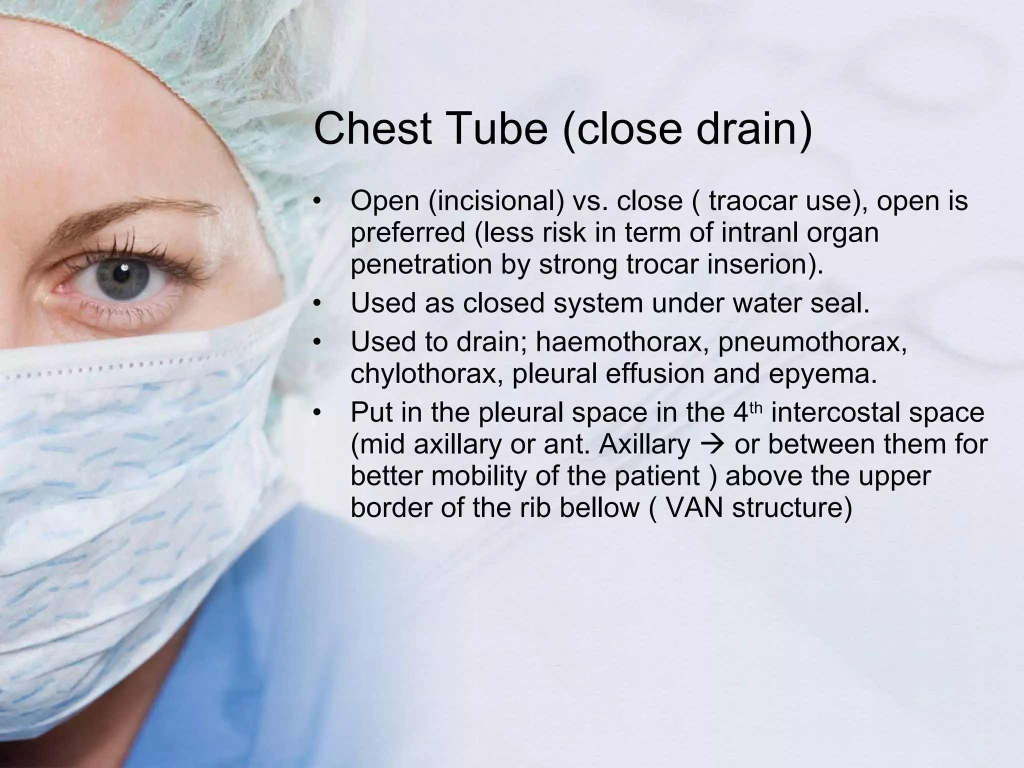Surgical drains, tube, catheters and central lines | PPT