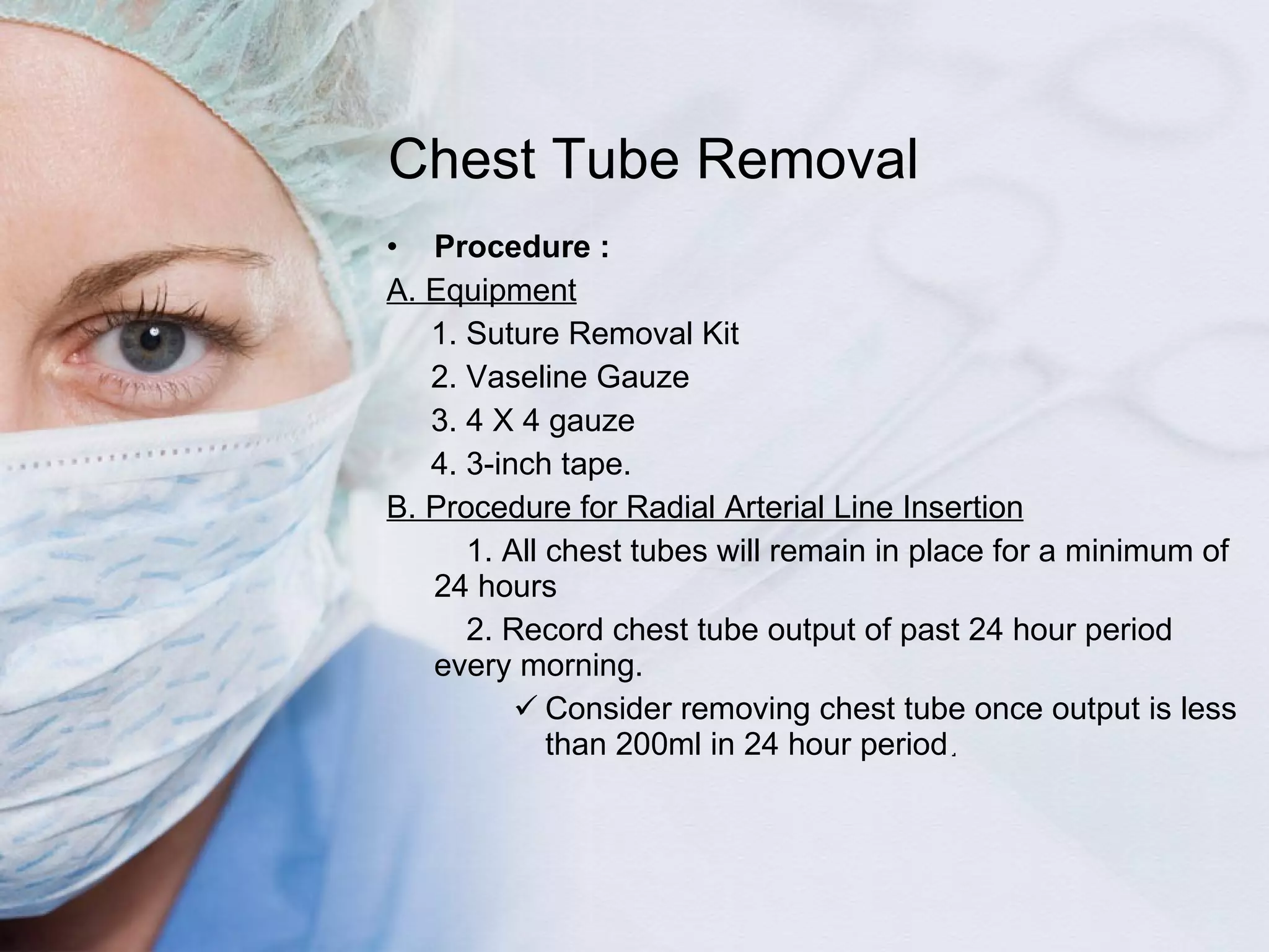 Surgical drains, tube, catheters and central lines | PPT