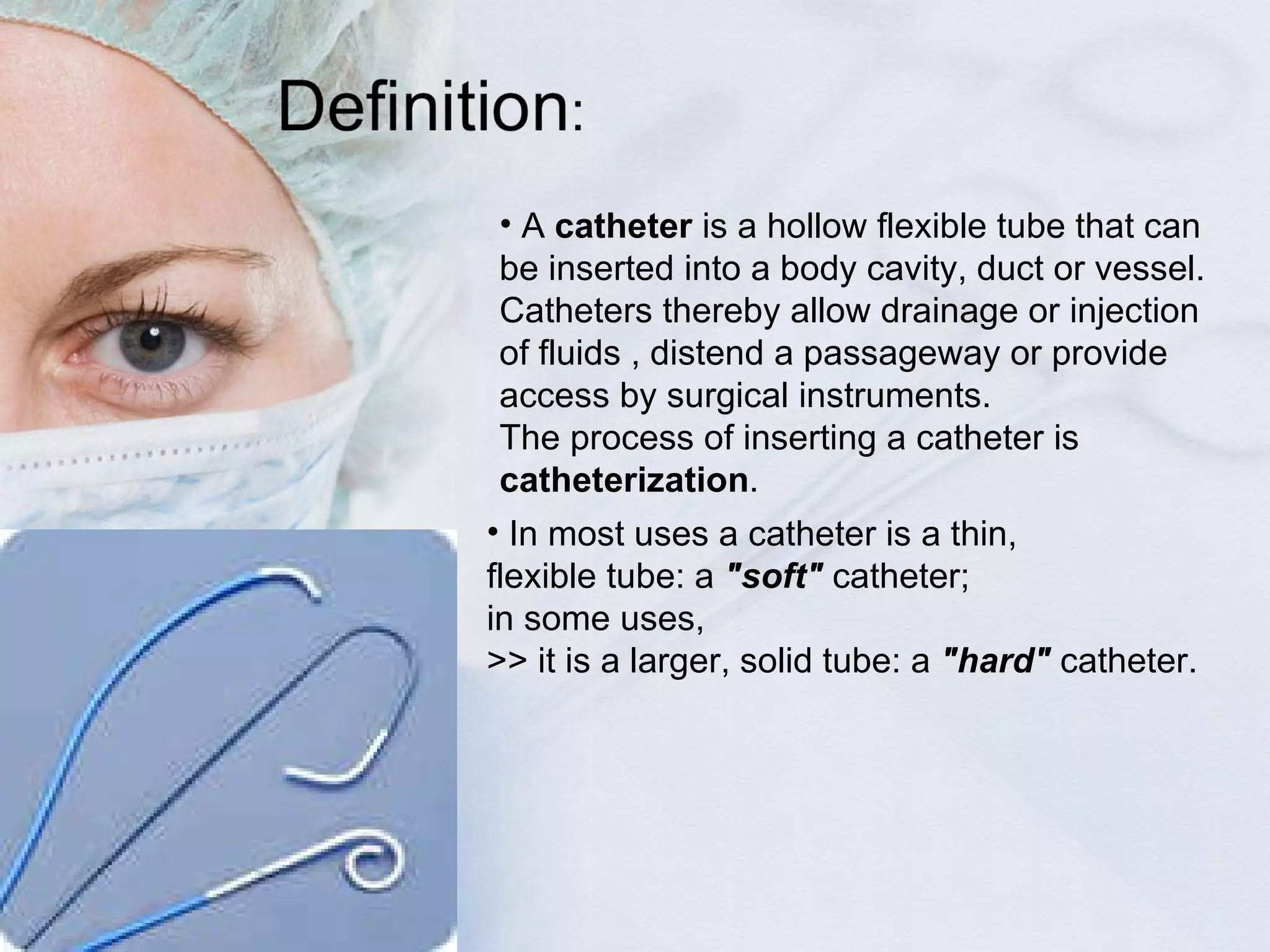 Surgical drains, tube, catheters and central lines | PPT