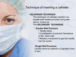 Surgical drains, tube, catheters and central lines | PPT