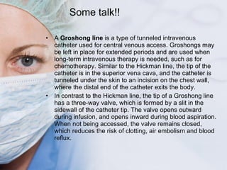 Surgical drains, tube, catheters and central lines | PPT